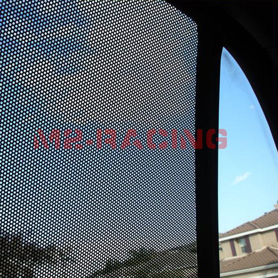 【One Way Vision】 Black Perforated Print Media Vinyl Window Sticker ...