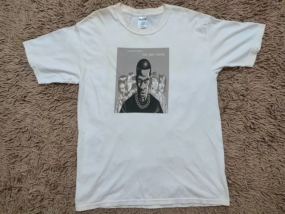 Vintage Jay Z Danger Mouse T Shirt Leader Of The Rap World Kanye West ...