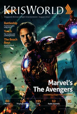 Singapore Airlines KrisWorld Inflight Entertainment Magazine August ...