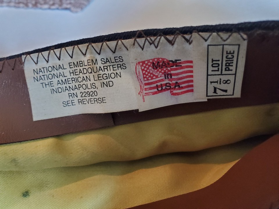 Vintage American Legion Auxiliary Envelope Hat Chesterfield, IND w/ 27 ...