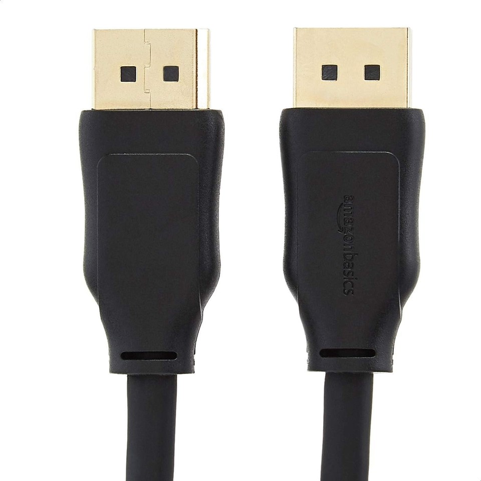 Amazon Basics – 8K DisplayPort to DisplayPort 1.4 Cable with 4K 120Hz ...