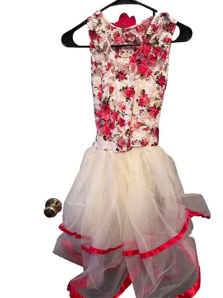 Revolution Dancewear Red Flower Costume, Small Adult | eBay