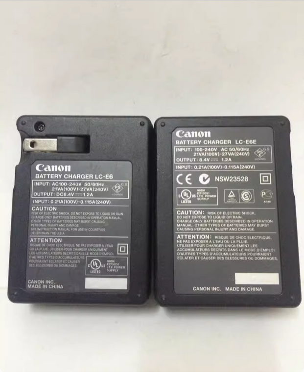 Genuine LC-E6 Charger for Canon LP-E6 LP-E6N Battery EOS 6D 7D 60D 70D ...
