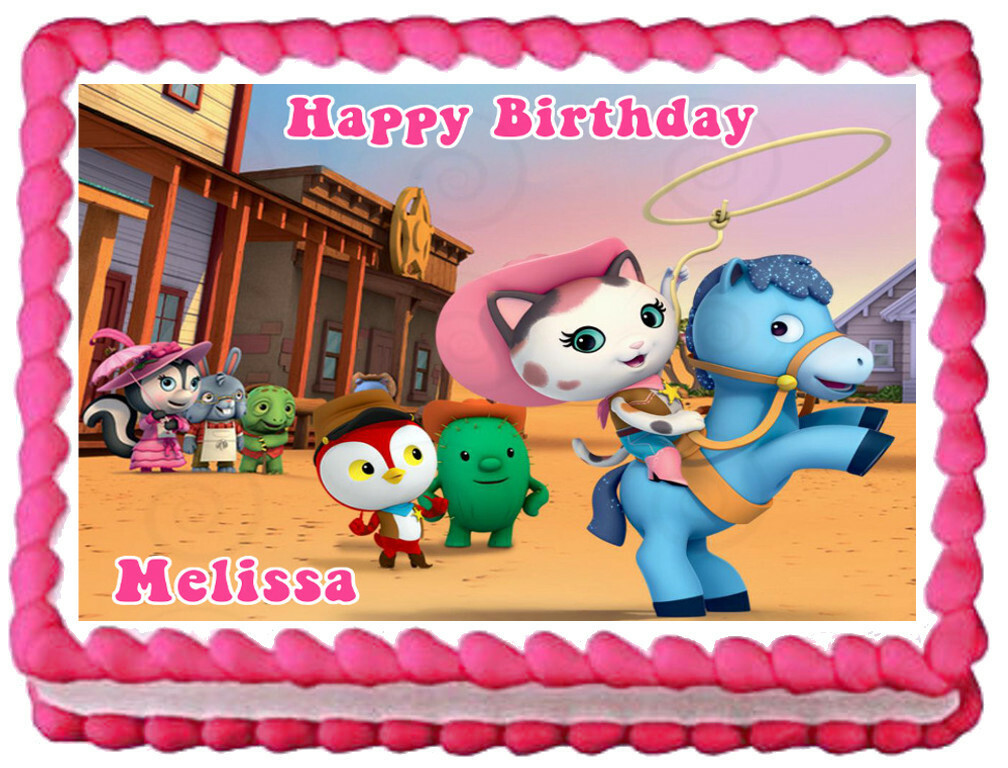 SHERIFF CALLIE Party Edible cake topper image | eBay