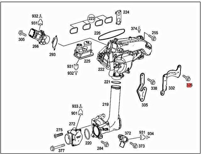 Mercedes-Benz 0029909922 Intake Manifold Bolt for sale online | eBay