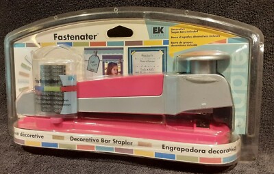 EK Success Fastenater Decorative Bar Stapler 48 Decorative Staple Bars ...