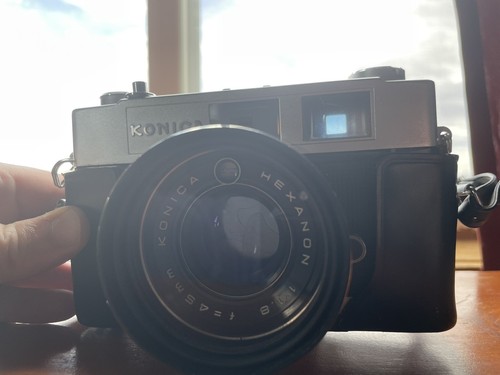 All Work Konica Auto S2 SII EL 35mm Rangefinder Film Camera JAPAN #130 ...