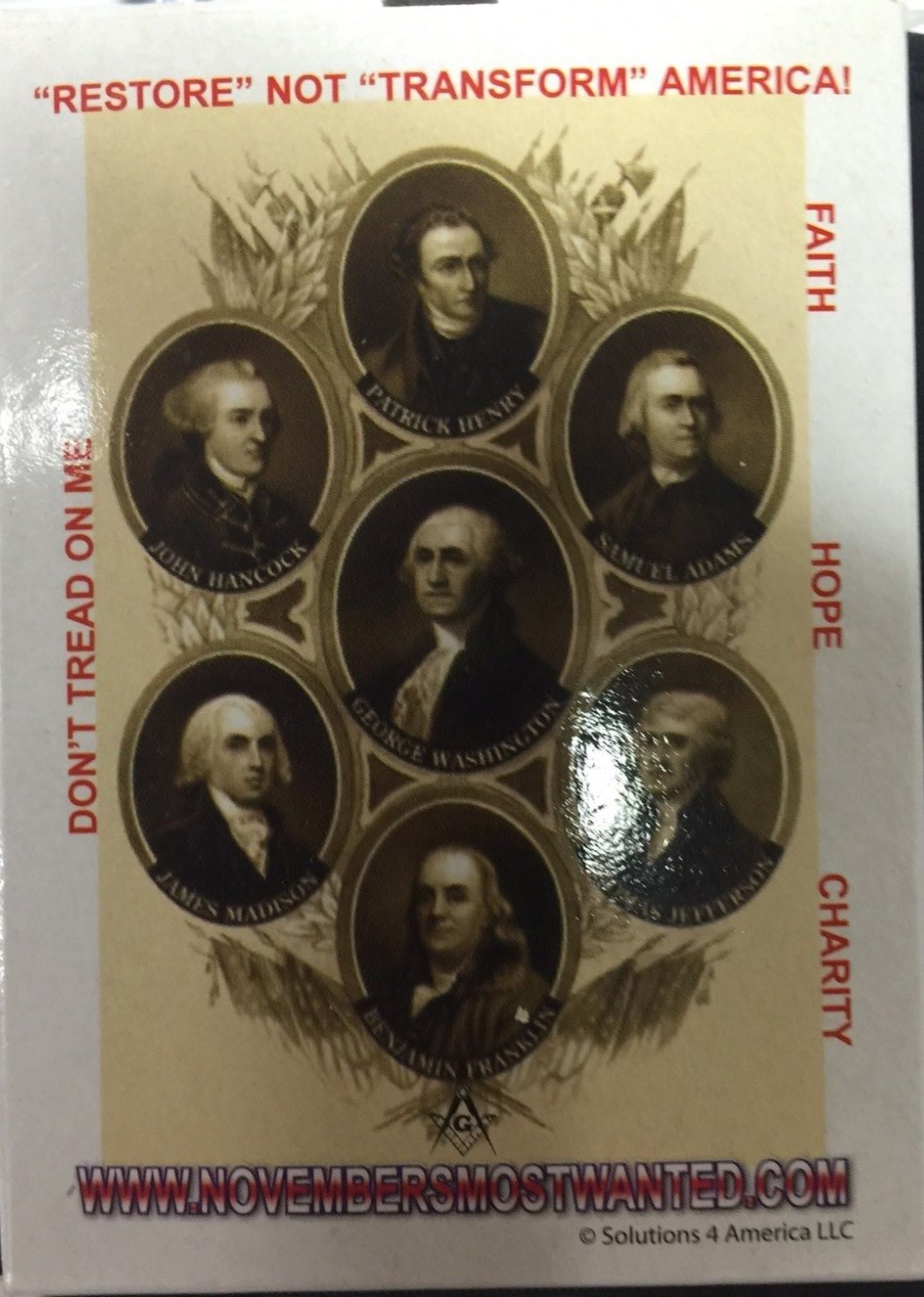 Playing Cards - ANTI-LIBERAL - Tea Party - Conservative - very FUNNY | eBay