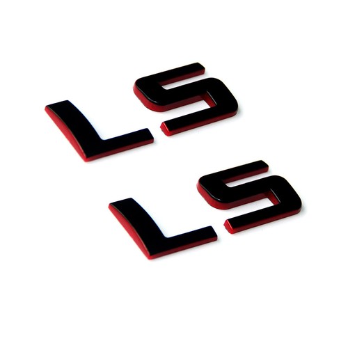 2x OEM LS Emblem Badge fits SILVERADO Shiny 1500 Redline | eBay