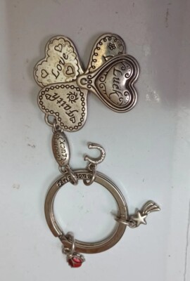 Brighton Bracelet Good Luck Love Life Faith Four Leaf Clover Ladybug ...