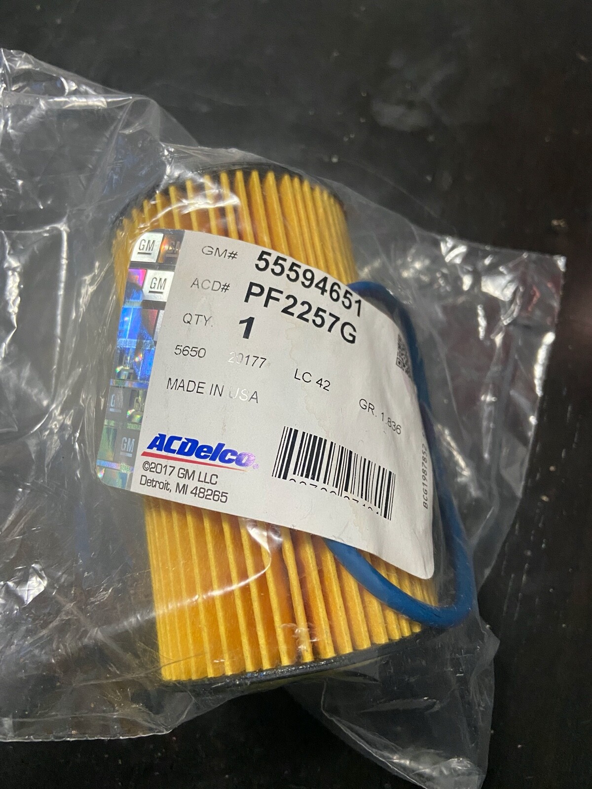 New Genuine GM Engine Oil Filter ACDelco Pro PF2257G Lot of 3 | eBay