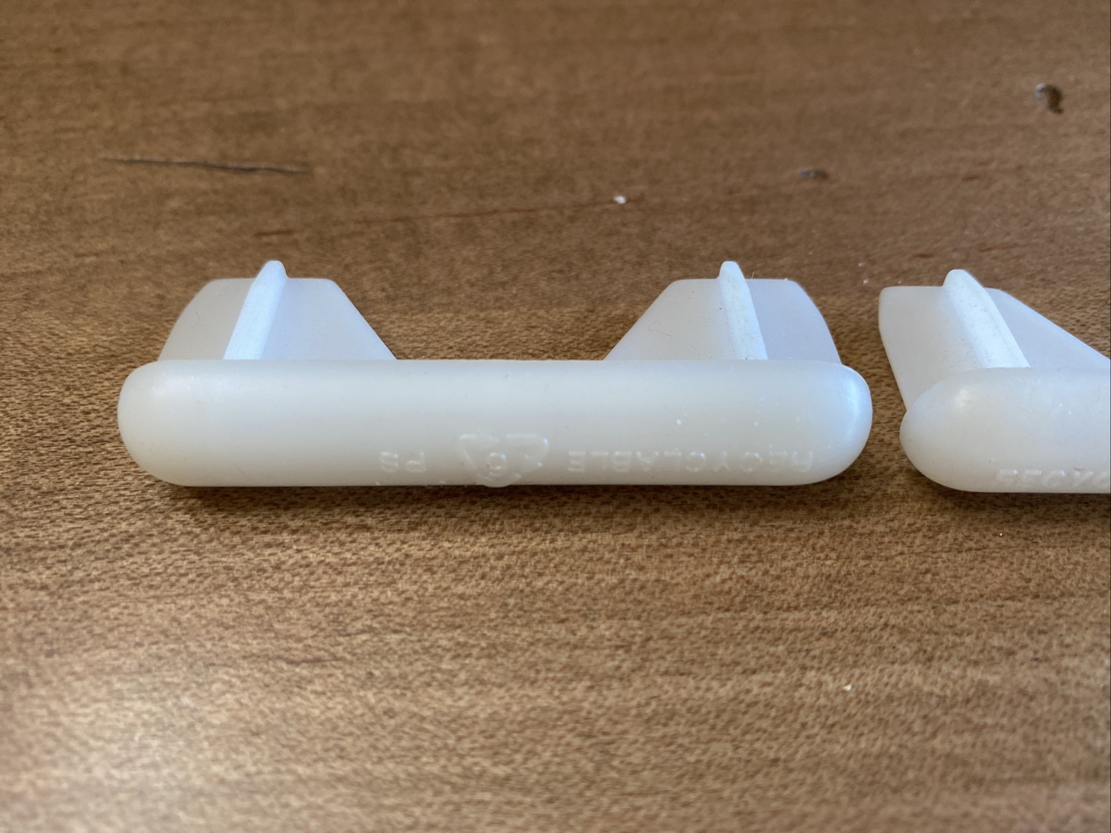 2 Mini Blind Bottom Rail End Caps for 2 1/2” Aluminum or Premium Metal ...