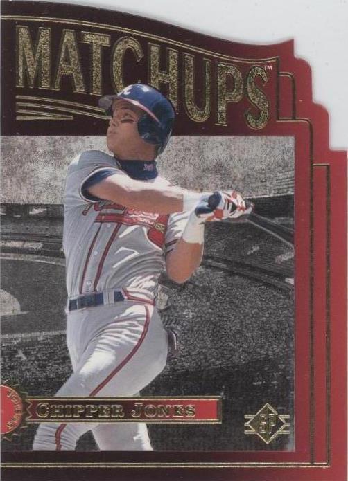 1996 SP - Marquee Matchups Chipper Jones #MM18 Die-Cut for sale online ...