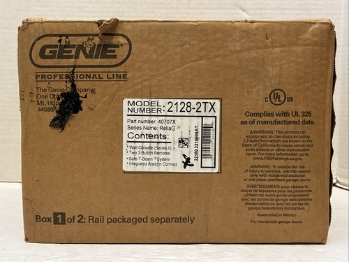 New/Open Box*Genie Professional Line Garage Door*Model 2128-2TX | eBay