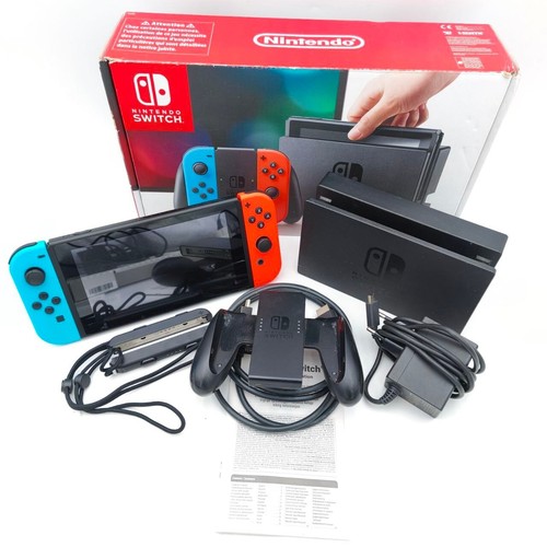 Nintendo Switch 2020 V2 32GB Console Avec Accessoires Boîte Complète ...