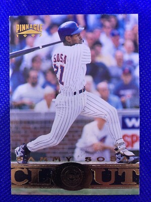1997 Pinnacle #194 Sammy Sosa Chicago Cubs MLB baseball trading card ...