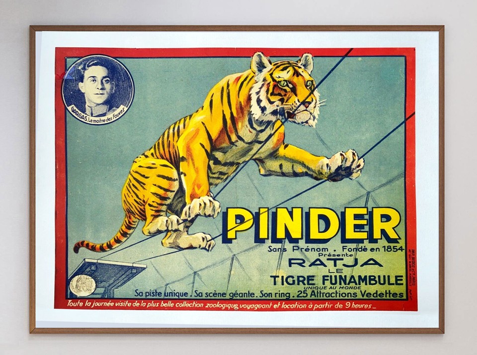 Pinder Circus Original Vintage Poster | eBay