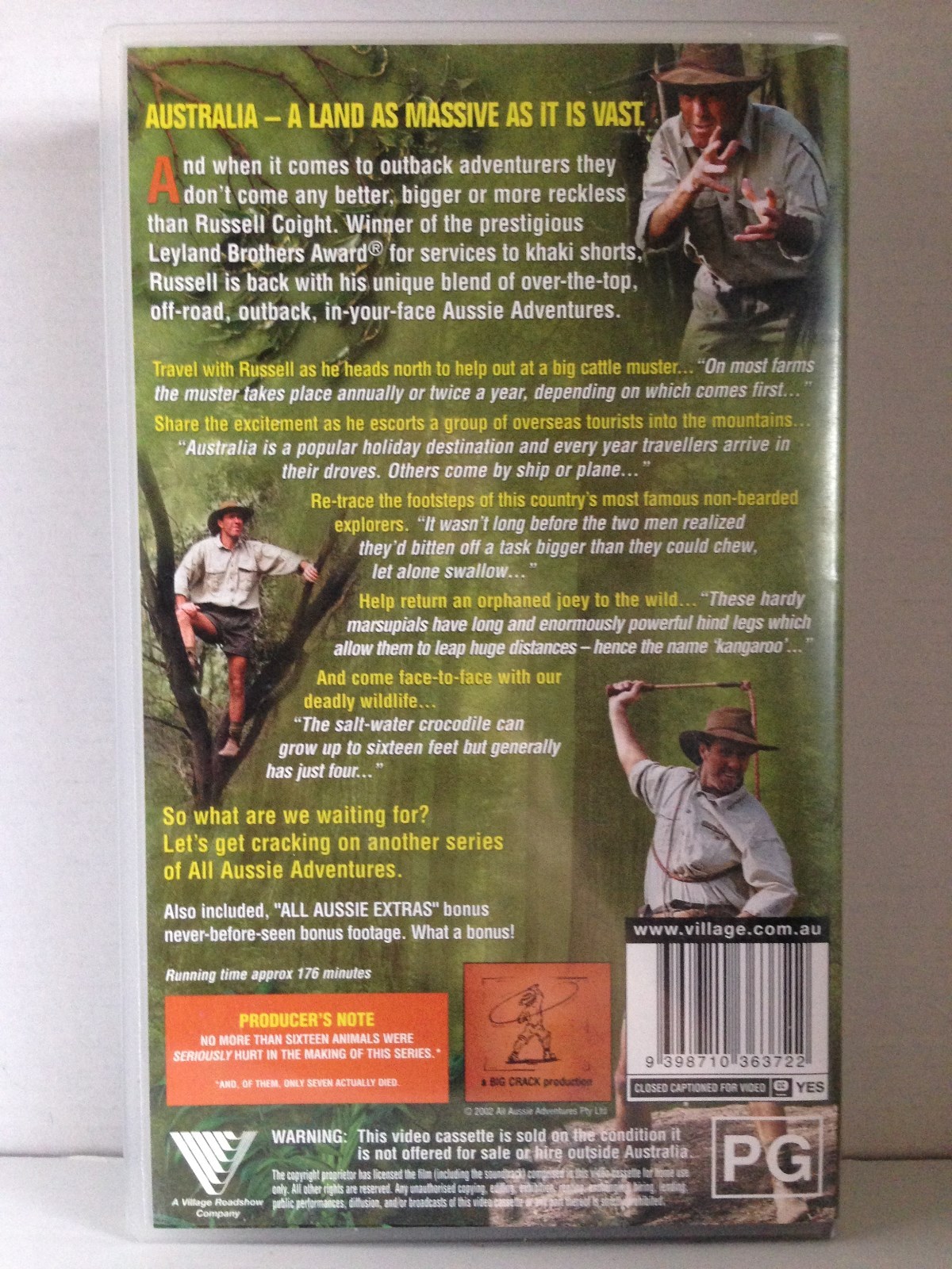 RUSSELL COIGHT'S ALL AUSSIE ADVENTURES ~ THE SECOND SERIES ~ AS NEW VHS ...