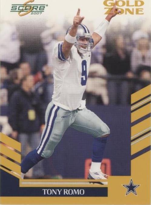 2007 Score - Tony Romo #1 Gold Zone /600 for sale online | eBay