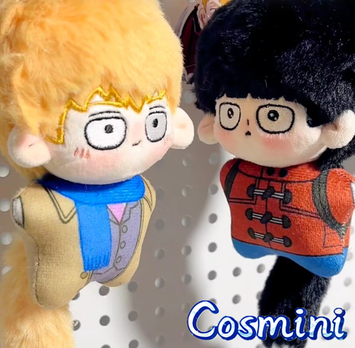 10cm Mob Psycho 100 Kageyama Shigeo Plush Doll Keychain Pendant Toy ...