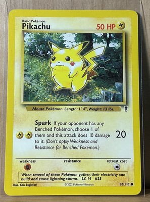 ‘Pikachu’ (86/110) Legendary Collection, Pokémon TCG, Unlimited Reg ...