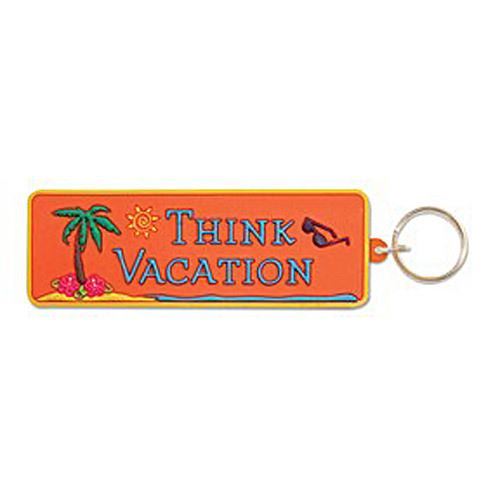 Palm Tree Key Ring Key Chain "Think Vacation" - 805-91 | eBay