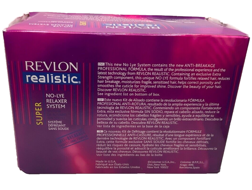VTG Revlon Realistic No-Lye Relaxer System-Super | eBay
