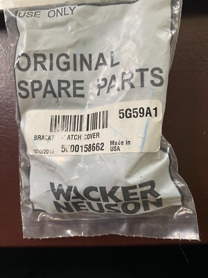 Wacker Neuson Bracket Latch-Cover 5000158662 (Original Part) | eBay