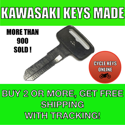 Kawasaki keys Teryx Mule Cut to Code replacement key made to codes 3201 ...