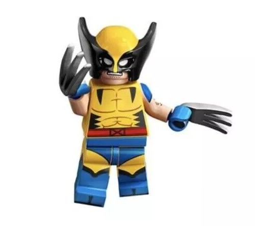 LEGO Marvel Super Heroes Avengers Wolverine Minifigure With Claw Hands ...