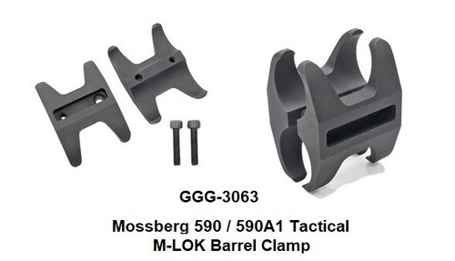 GG&G GGG-3063 M-LOK - MLOK Aluminum Barrel Clamp for Mossberg 590 ...
