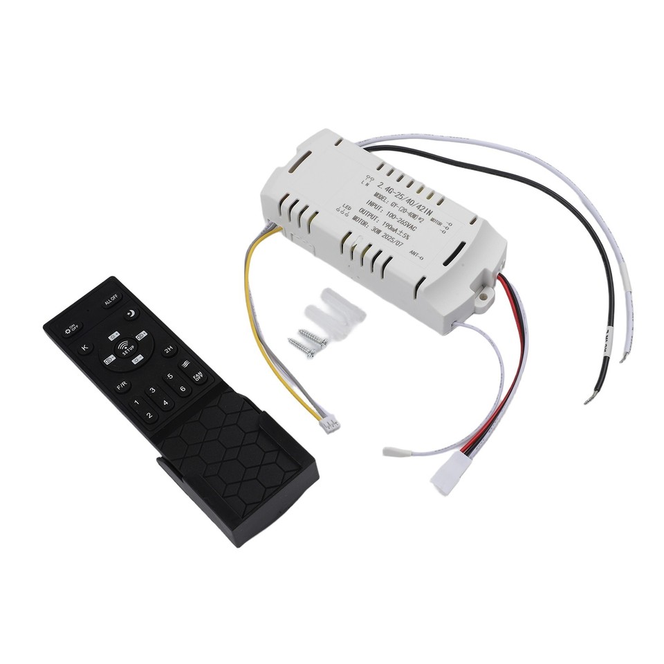 Invisible Fan Light Remote Control with DC Output and Sleep Timer for ...