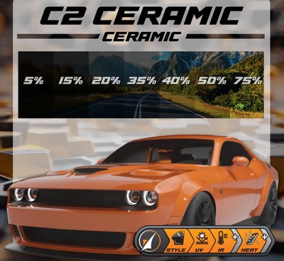 Geoshield C2 Carbon Window Tint 50% VLT 36” x 100’ | eBay