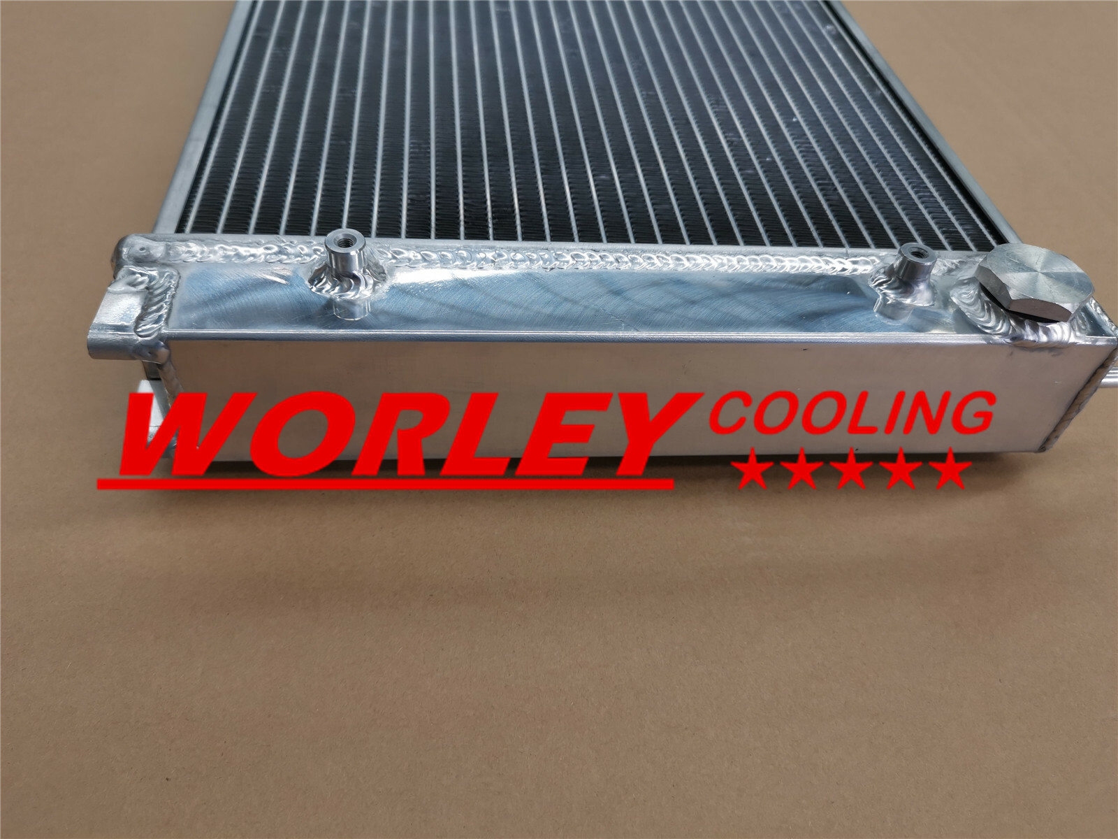 Aluminum Radiator +Shroud +FAN For VW Golf MK2 GTI/SCIROCCO 1.6 1.8 8V ...
