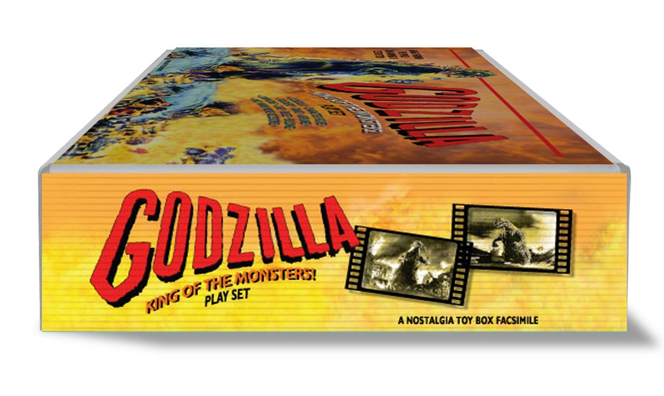 Marx "Godzilla" Play Set Box OR Marx "The Valley of Gwangi" Play Set ...