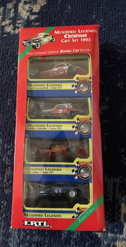 Ertl Modified Ledgends Christmas Gift Set 1993 4 Car Set + Bonus Car ...