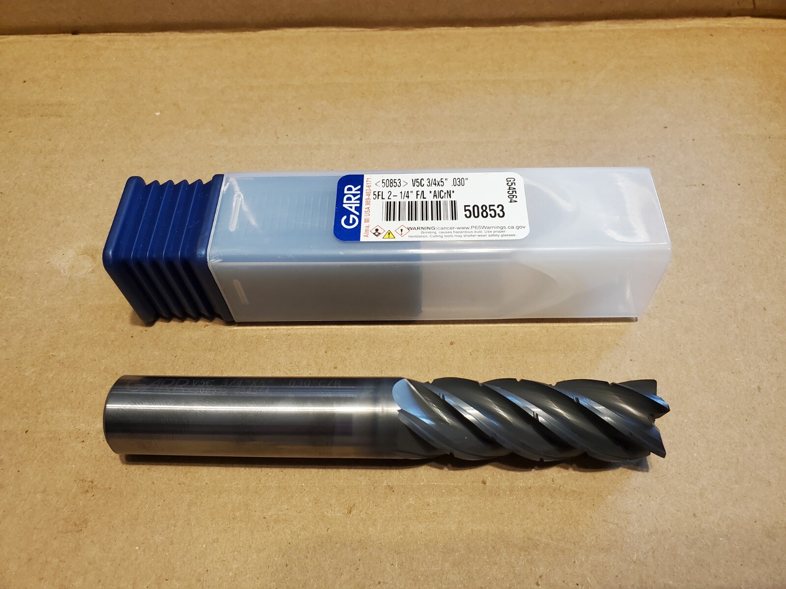 Garr #50853 V5C 3/4 x 5 x 2-1/4 Center Cutting Chip Splitter Carbide ...