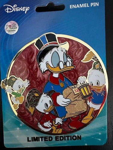 Disney Ducktales Jumbo Pin Pink A La Mode PALM LE Scrooge Huey Dewey ...