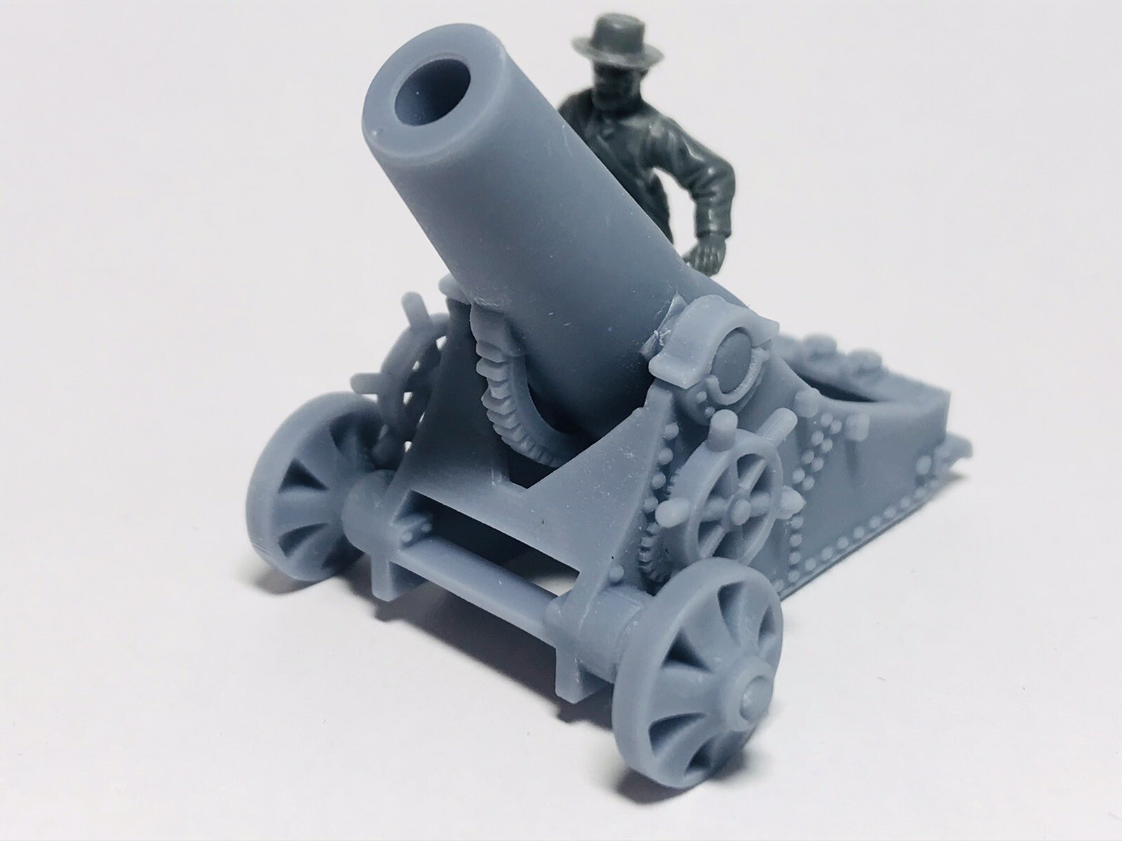 Prussian 21cm Howitzer Siege Fortress Mortar Steel Carriage (1/56) 28mm ...