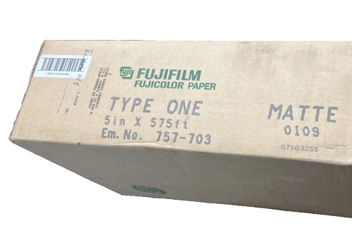 1 Rolls FUJIFILM FUJICOLOR Crystal Archive Type 1 Matte Photo Paper 5 ...