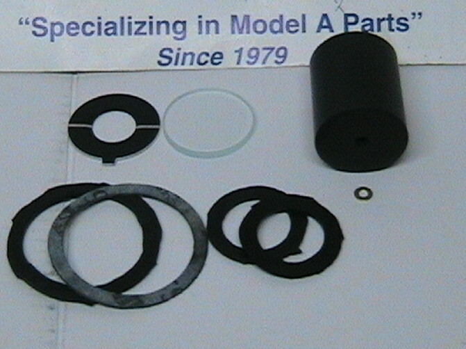 1928-1931 Model A Ford Gas Gauge Glass Lense, Face Plate, Gaskets and ...