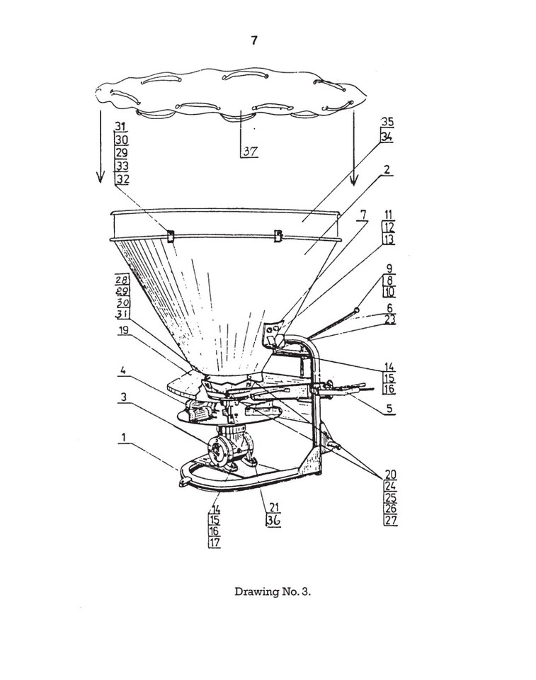 80 Fertilizer Spreader Instruction & Spare Parts Manual Fits Baltimatic ...