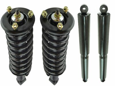 Front and Rear Shock Absorber and Coil Spring Assembly Set fits ...