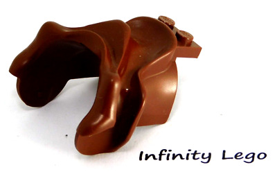 LEGO Vintage Large Reddish Brown Horse Belville Saddle with 2 Studs ...