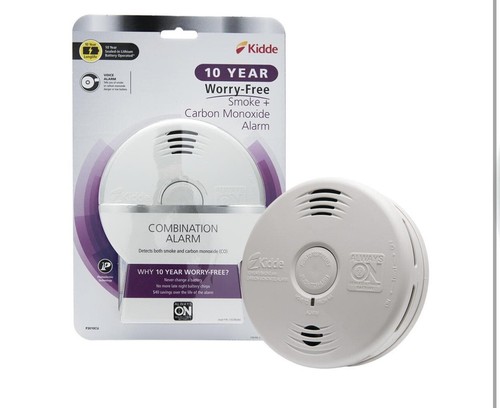 Kidde P3010CU 10-Year Worry Free Combination Smoke and Carbon Monoxide ...