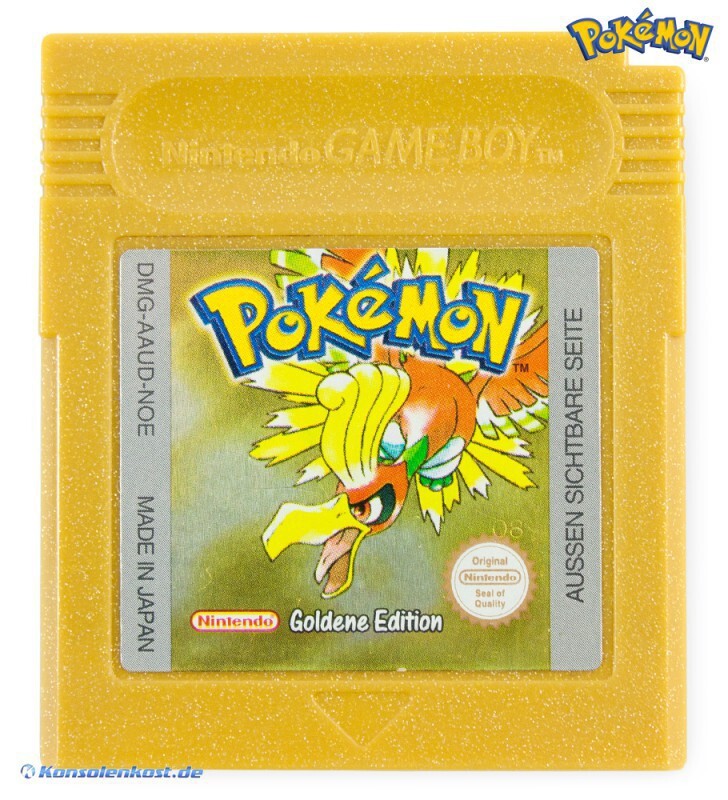 Nintendo GameBoy Color - Pokemon Goldene Edition mit neuer Battery ...