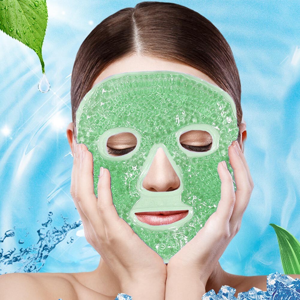 Hot Cold Remedy Stress Ice Face Mask Compress Pack Reusable Men Women ...