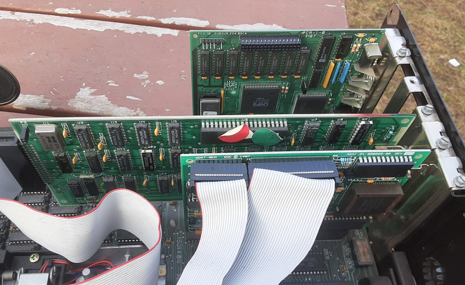 VINTAGE IBM 5150 Desktop Computer - W/ ST-225 HDD, Floppy, ISA Cards ...