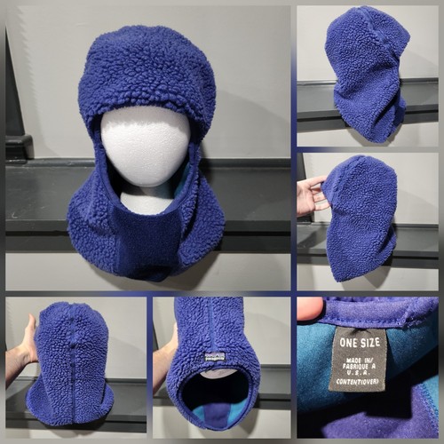 VTG Patagonia Face Mask Fleece Neoprene Balaclava Sheisty Purple FA96 ...