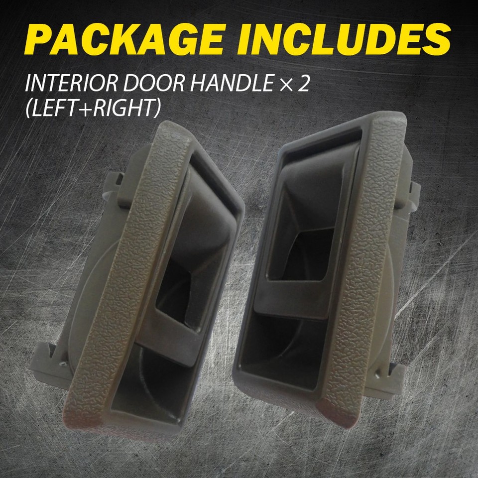 For 95-2000 Toyota Tacoma 89-95 Pickup Set of 2 Brown Interior Door ...